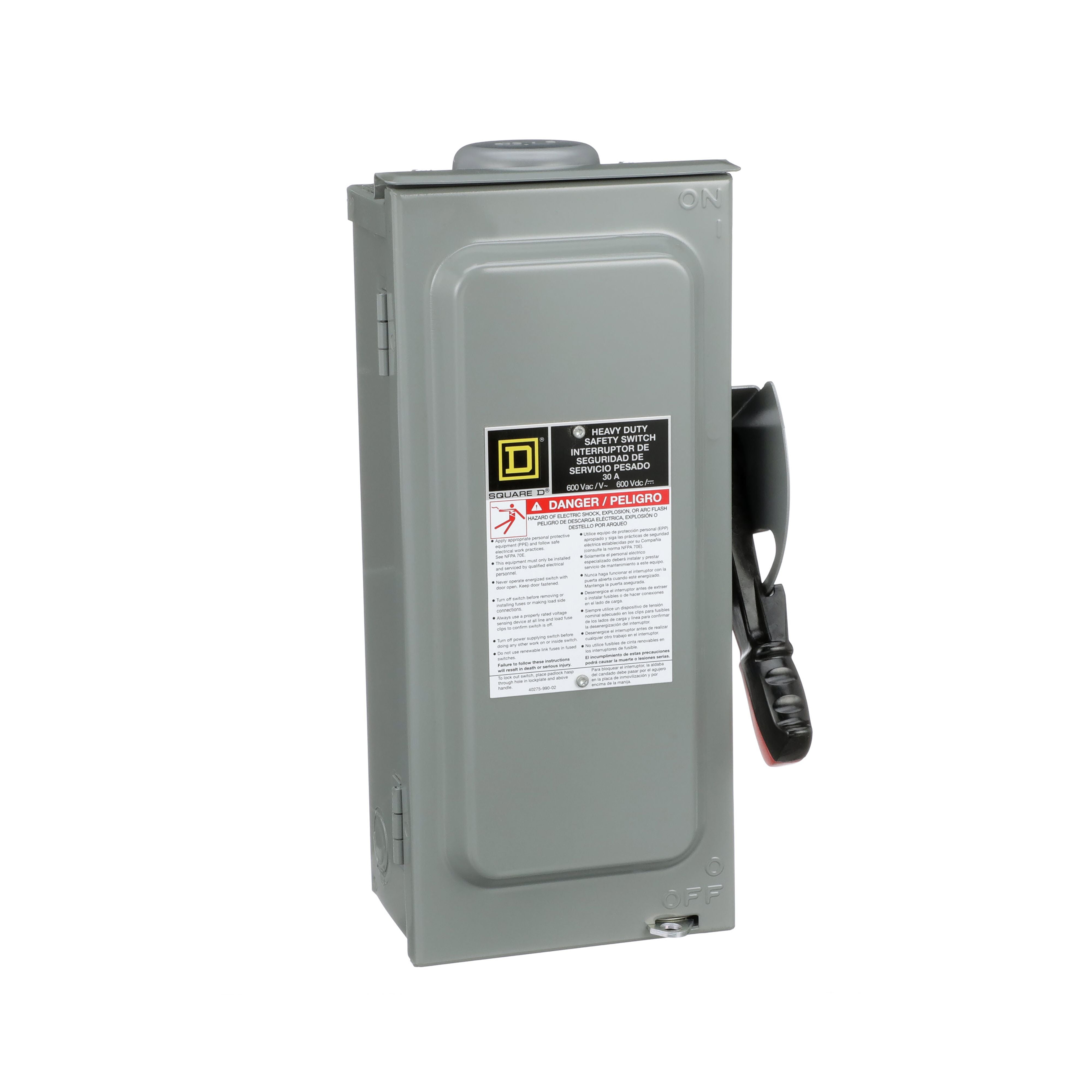 Interruptor de Desconexión VHU361RB Schneider Electric 30A 600V 3P - H ...